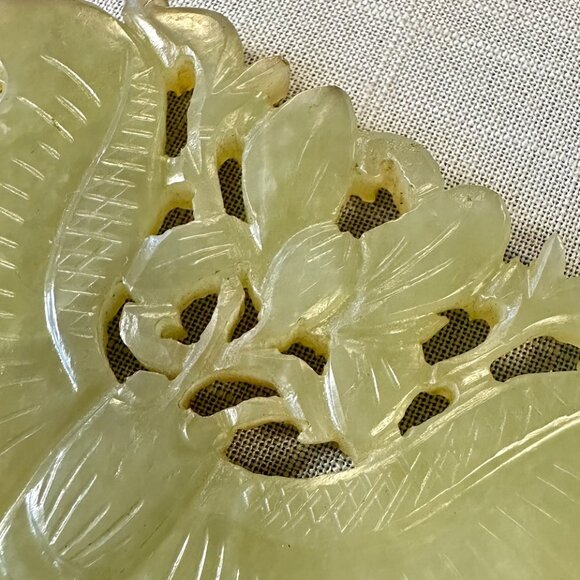 Jewelry | Antique Chinese Carved Jade Butterfly Moth Pendant | Poshmark
